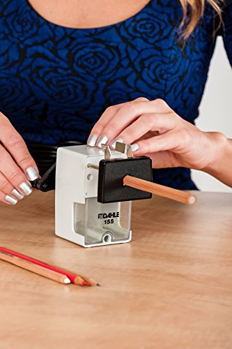 Dahle 155 Professional Pencil Sharpener w/Point Adjuster & Automatic Cutting System, Accepts Graphite & Oversized Artist Pencils