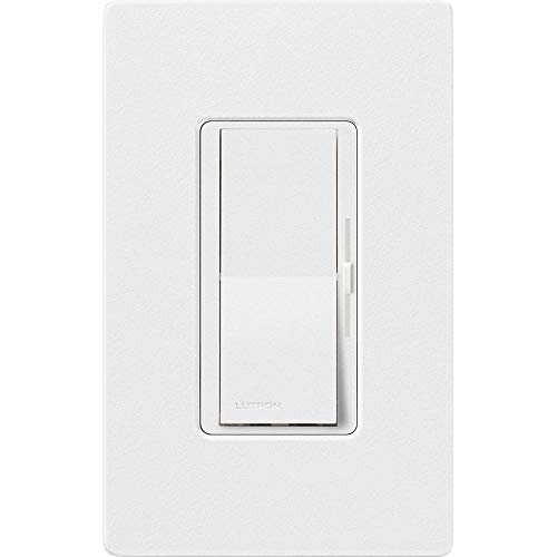 Lutron Diva LED+ Dimmer Switch for Dimmable LED, Halogen and Incandescent Bulbs, 150W/Single-Pole or 3-Way, DVSCCL-153P-SW, Snow