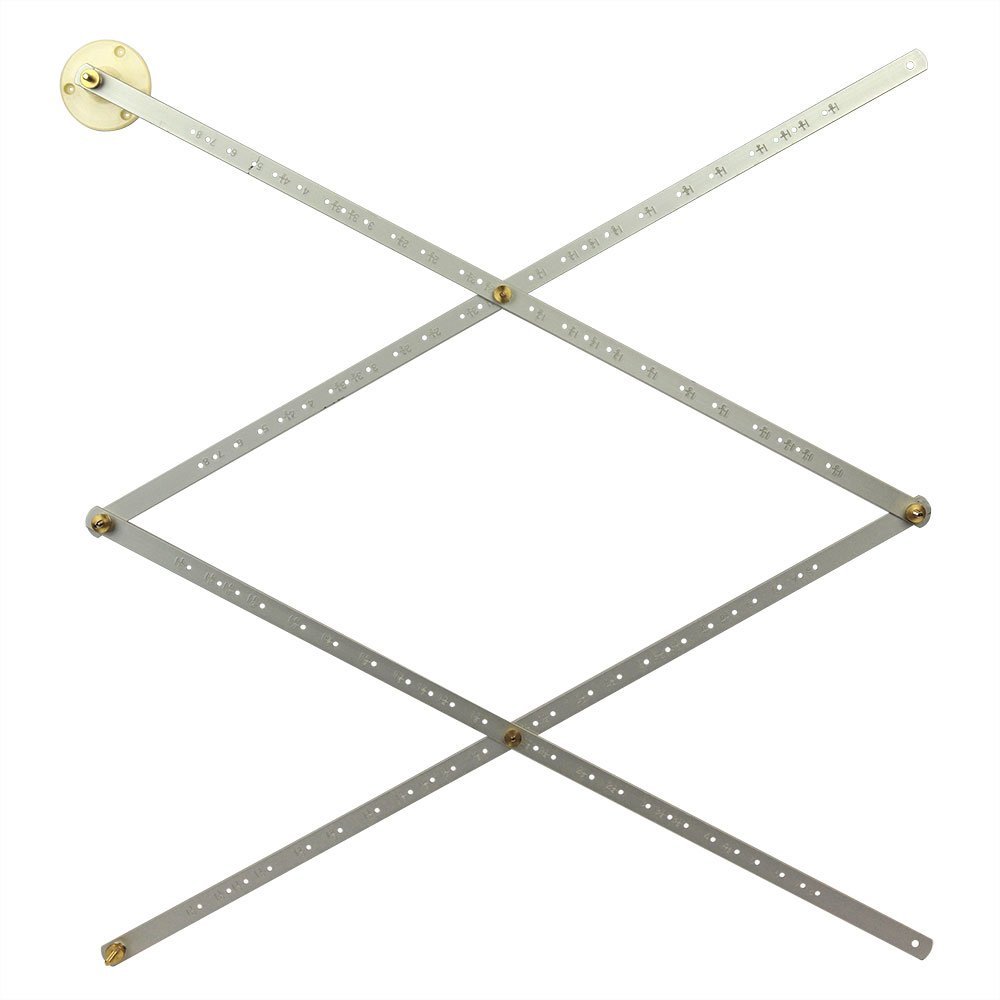 Big Horn 19069 Pantograph Modern, Multicolor, Medium