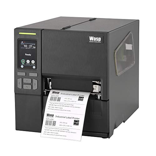 Wasp WPL408 Industrial Direct Thermal/Thermal Transfer Printer - Label Print - Ethernet - USB - Serial