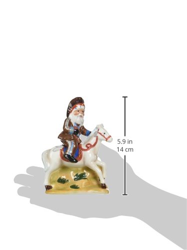 Cosmos Gifts Native American Santa on Horse Salt and Pepper Set, 5-1/8-Inch
