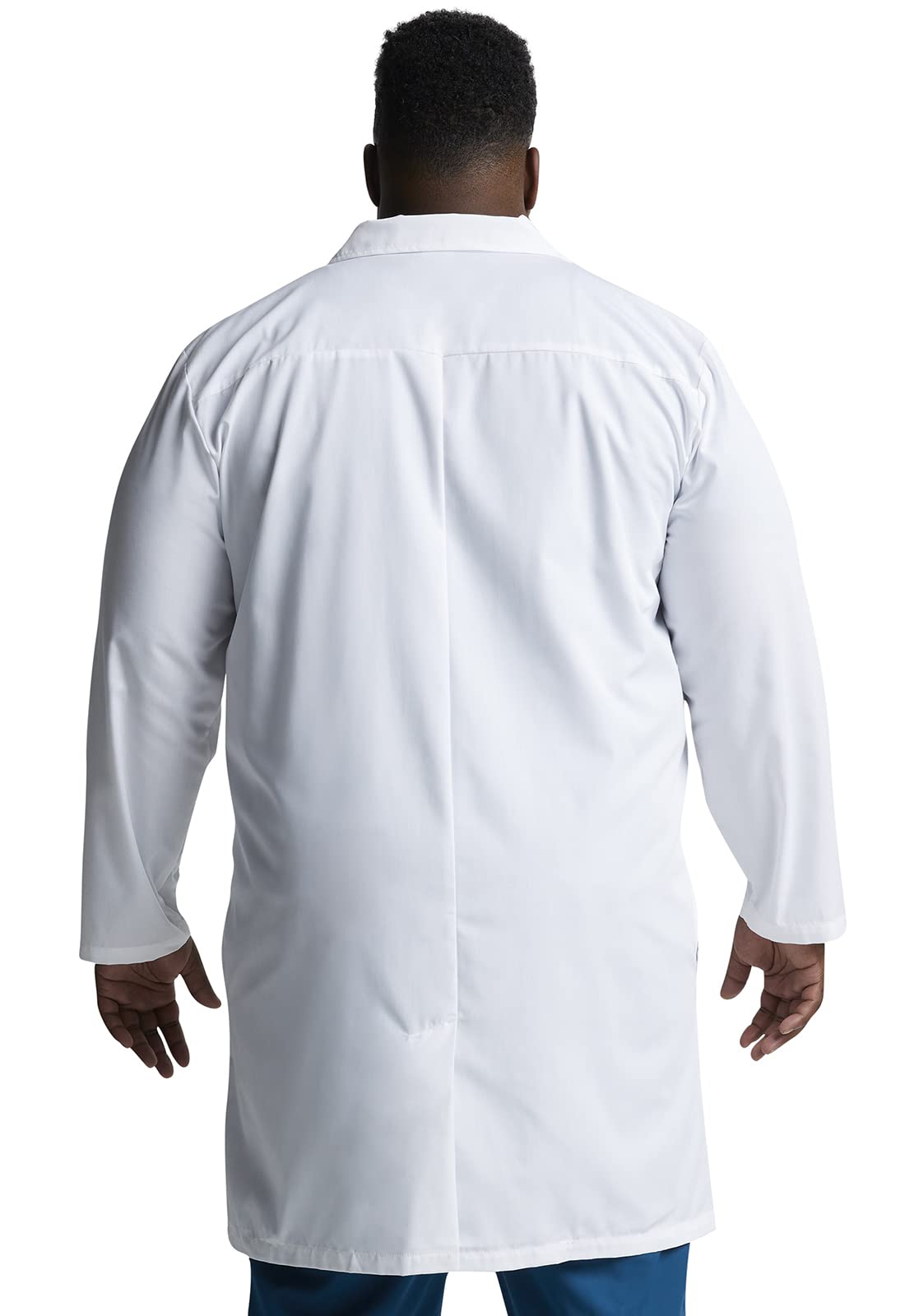 Dickies Size Everyday Unisex 40 Inch Lab Coat, White, 5X-Large Plus