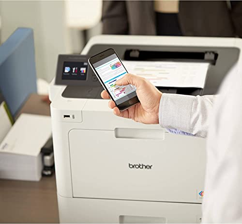 Brother HL-L8360CDW Wireless Single-Function Color Laser Printer - Print Only - USB, Ethernet, WiFi, NFC Connectivity, 2.7" Touchscreen LCD, 31 ppm, 600 x 2400 dpi, Auto Duplex Printing (Renewed)