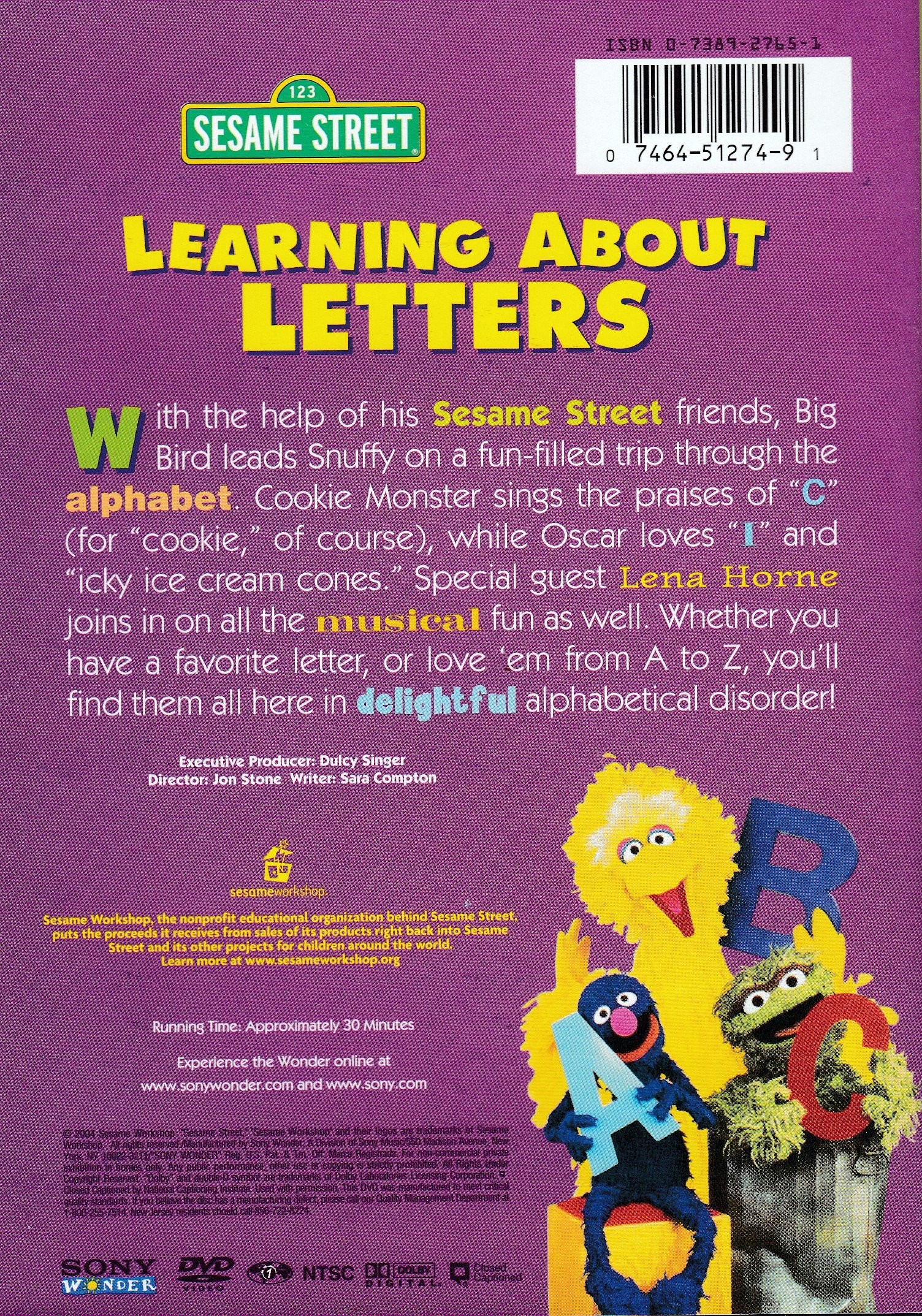 Sesame Street - Learning About Letters