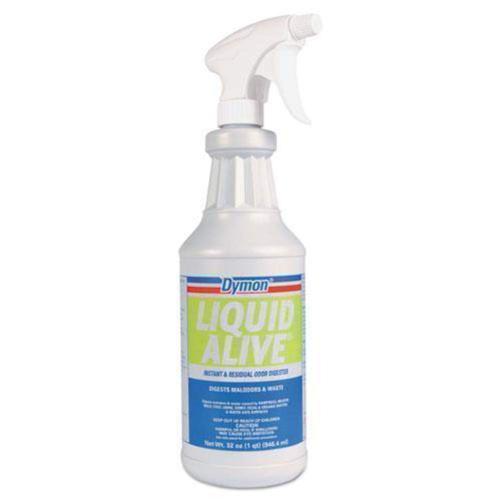 Dymon-33632 Liquid Alive Instant Odor Digester,White, 30-40 ounces, 1 Count (Pack of 1)