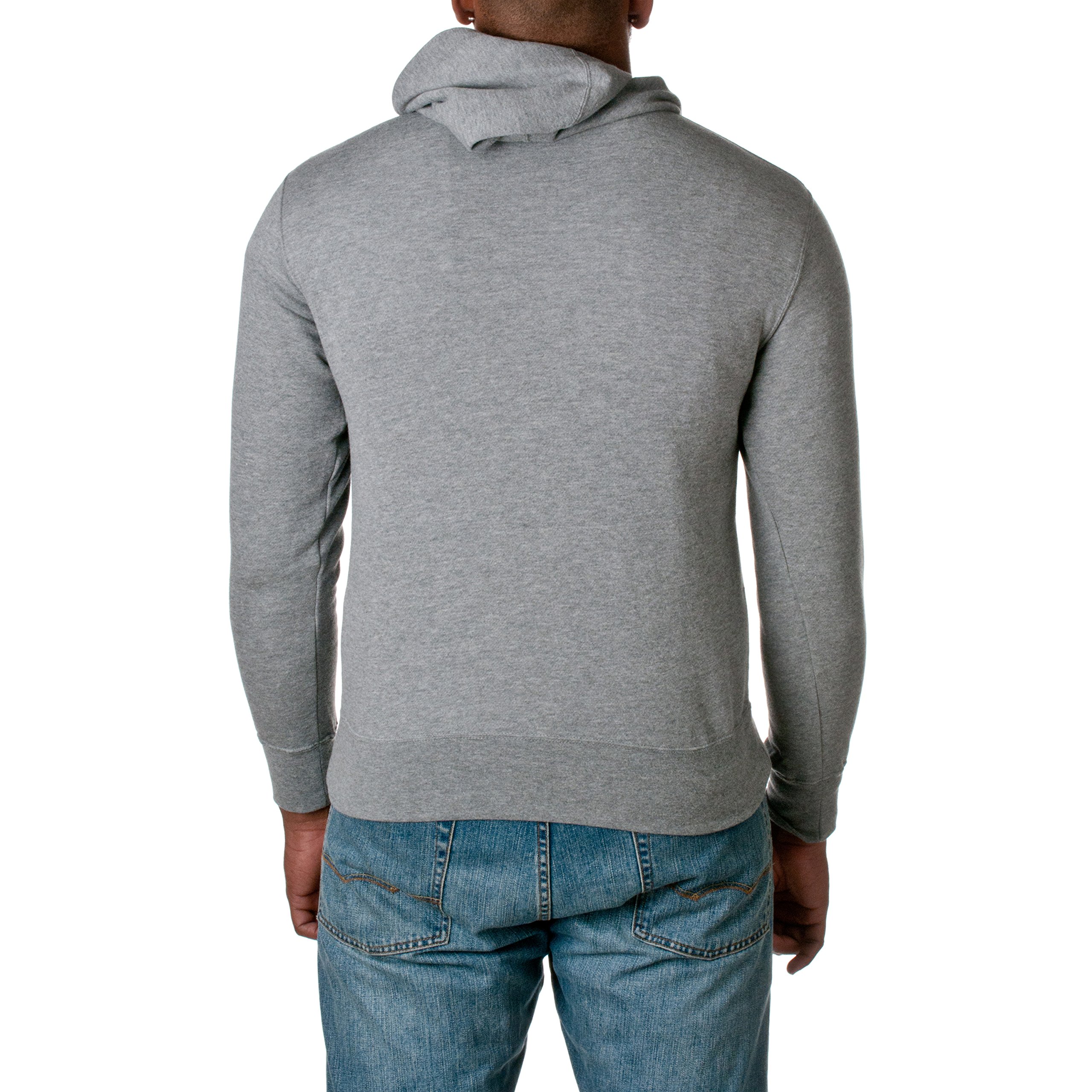 Independent Trading Co Unisex Full Zip Hooded Sweatshirt AFX90UNZ - Gunmetal Heather Large