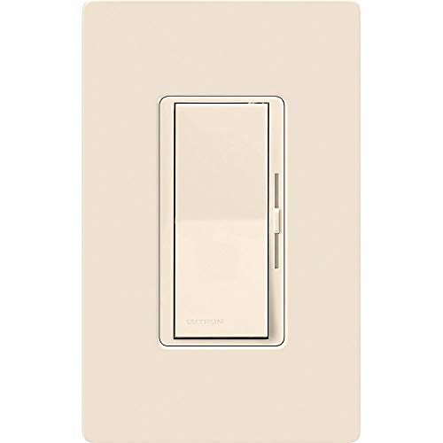 Lutron Diva LED+ Dimmer Switch for Dimmable LED, Halogen and Incandescent Bulbs, 150 Watt, Single-Pole or 3-Way, DVCL-153P-LA, Light Almond
