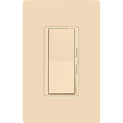 Lutron Diva LED+ Dimmer Switch for Dimmable LED, Halogen and Incandescent Bulbs, 150 Watt, Single-Pole or 3-Way, DVCL-153P-IV, Ivory