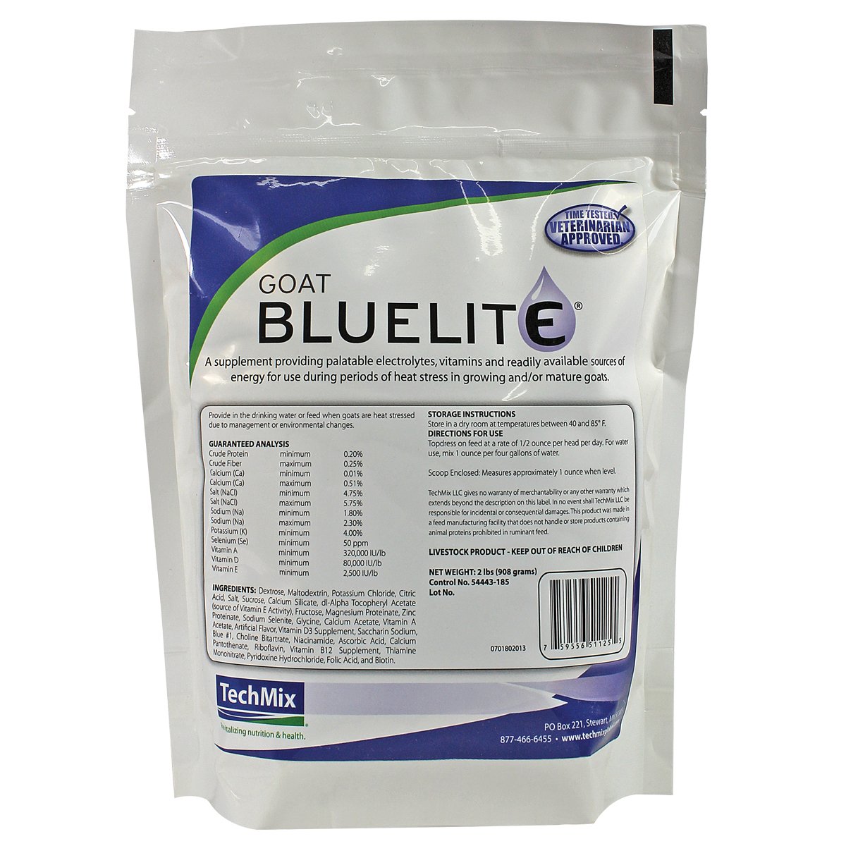 TECH - MIX INC. Sheep & Goat BLUELITE 2LB