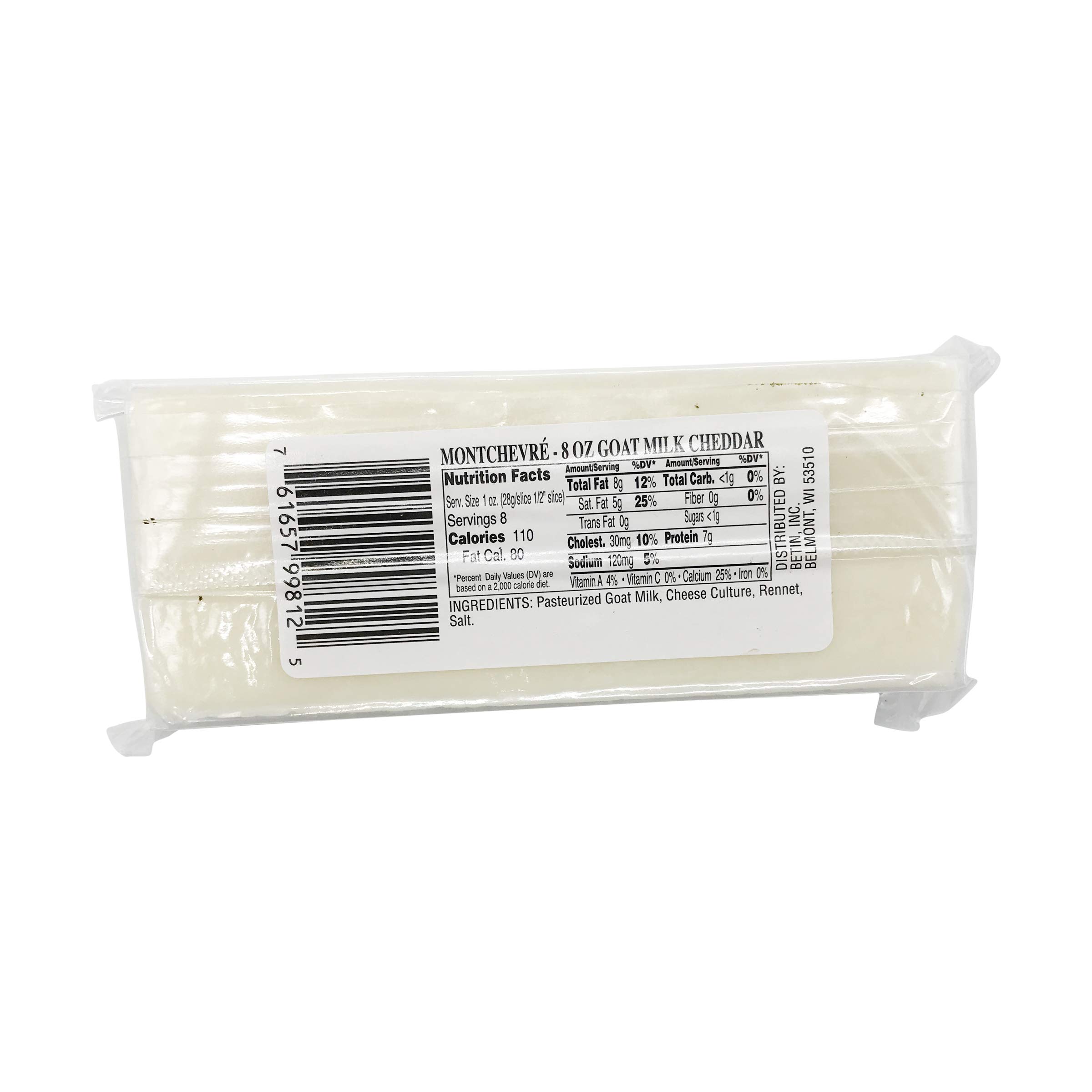 MONTCHEVRE Goat Cheddar, 8 OZ
