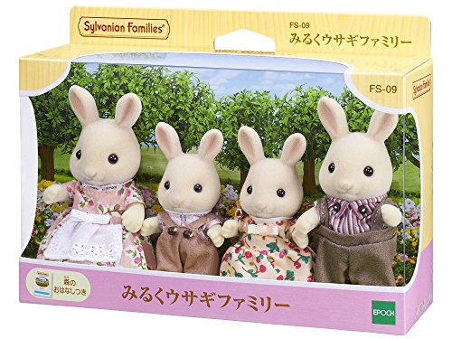 Epoch Sylvanian Families Sylvanian Family Doll set Milk Rabbit Family FS-09
