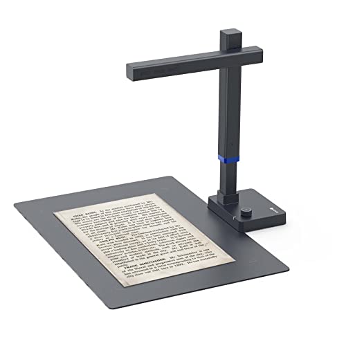 CZUR Shine Ultra Smart Portable Document Scanner, USB Book Scanner with OCR Auto-Flatten & Deskew, Document Camera for Desktop/Laptop, Capture Size A3, Compatible with Windows & Mac OS