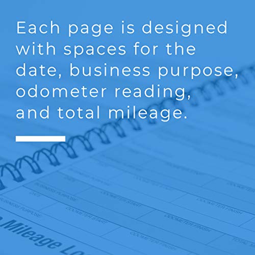 Auto Mileage & Expense Notebook β Vehicle Mileage Log, Miles Log Book to Track Over 400 Rides or Sessions, Track Odometer for Business Driving or Rideshare Apps β 5 x 8 Inches, 60 Pages (Pack of 1)