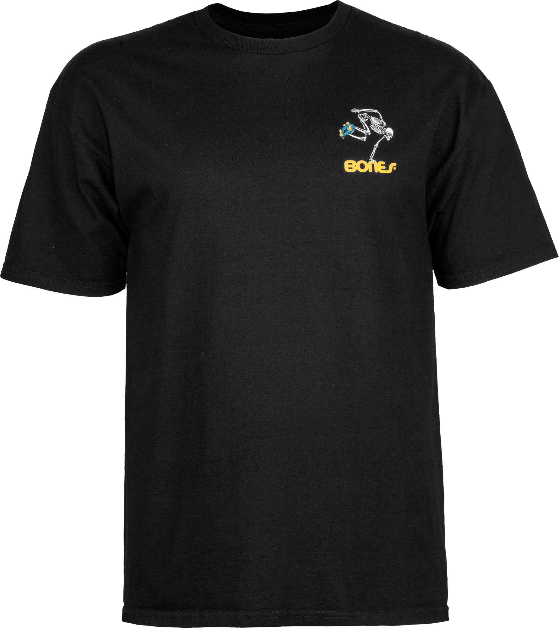 Powell Peralta Skateboard Skeleton T-Shirt, Black, X-Large