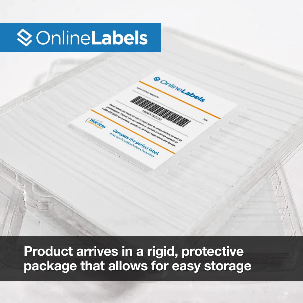 Address Labels - 1.75 x 0.5 - Pack of 8,000 Labels, 100 Sheets - Inkjet/Laser Printer - Online Labels
