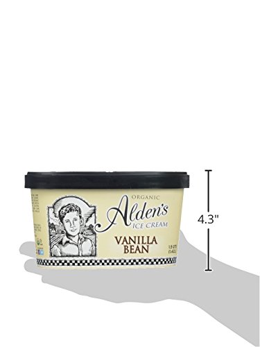 Alden's, Organic Vanilla Bean Ice Cream, 48 oz (Frozen)