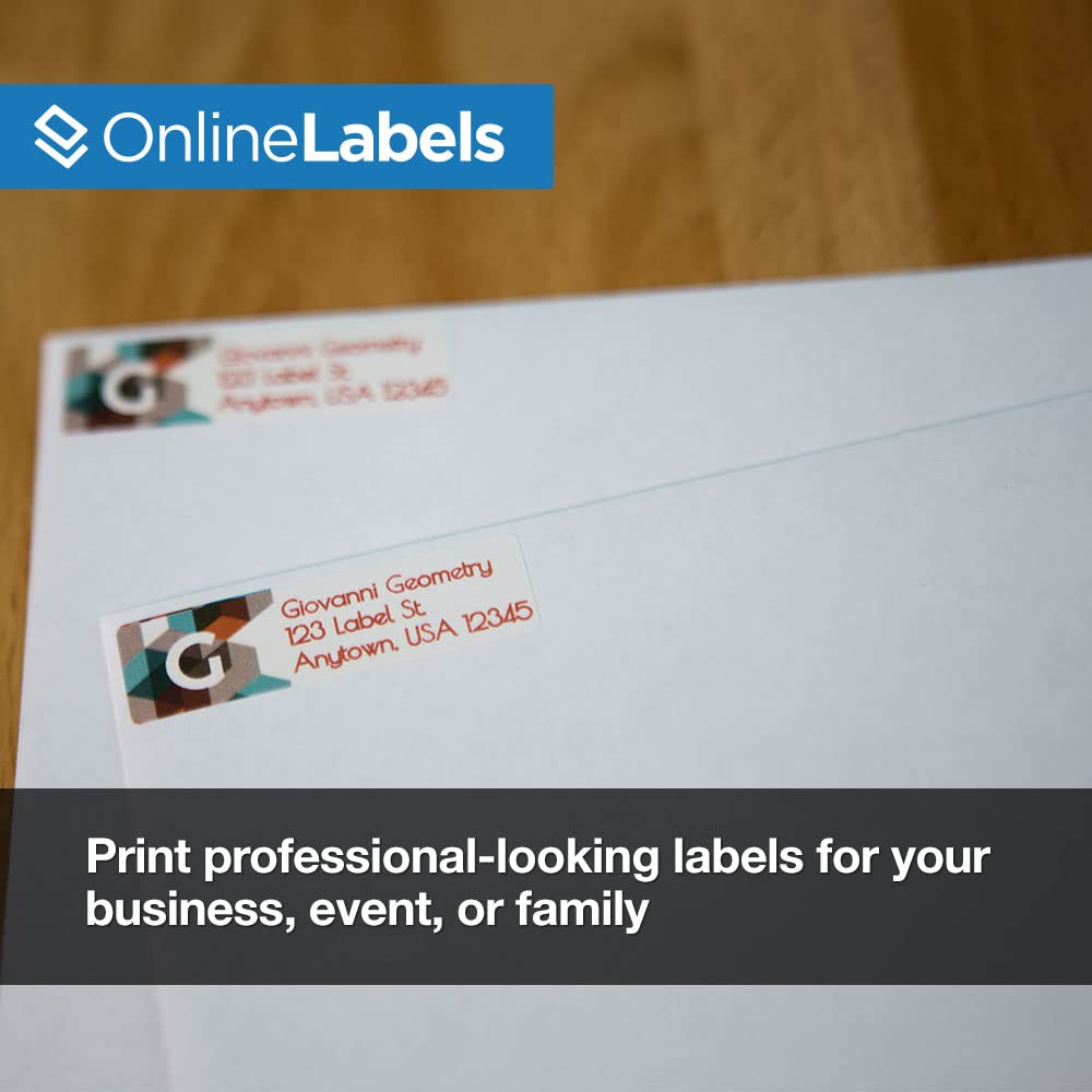 Address Labels - 1.75 x 0.5 - Pack of 8,000 Labels, 100 Sheets - Inkjet/Laser Printer - Online Labels