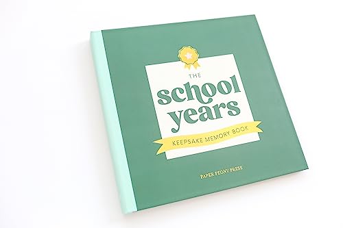 The School Memory Book: A Timeless School Years Memory Book for Preschool - 12th Grade Memories, Keepsakes and Cherished Moments (Storage Pocket Included)