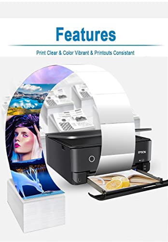 SHDSL Sublimation Ink Cartridges, Empty Refillable Ink Cartridges Compatible for WF-7110 WF-7210 WF-7610 WF-7620 WF-7710 WF-7720 WF-3620 WF-3640 Printers ARC Chip 4Pcs Reusable Ink Cartridges Kit