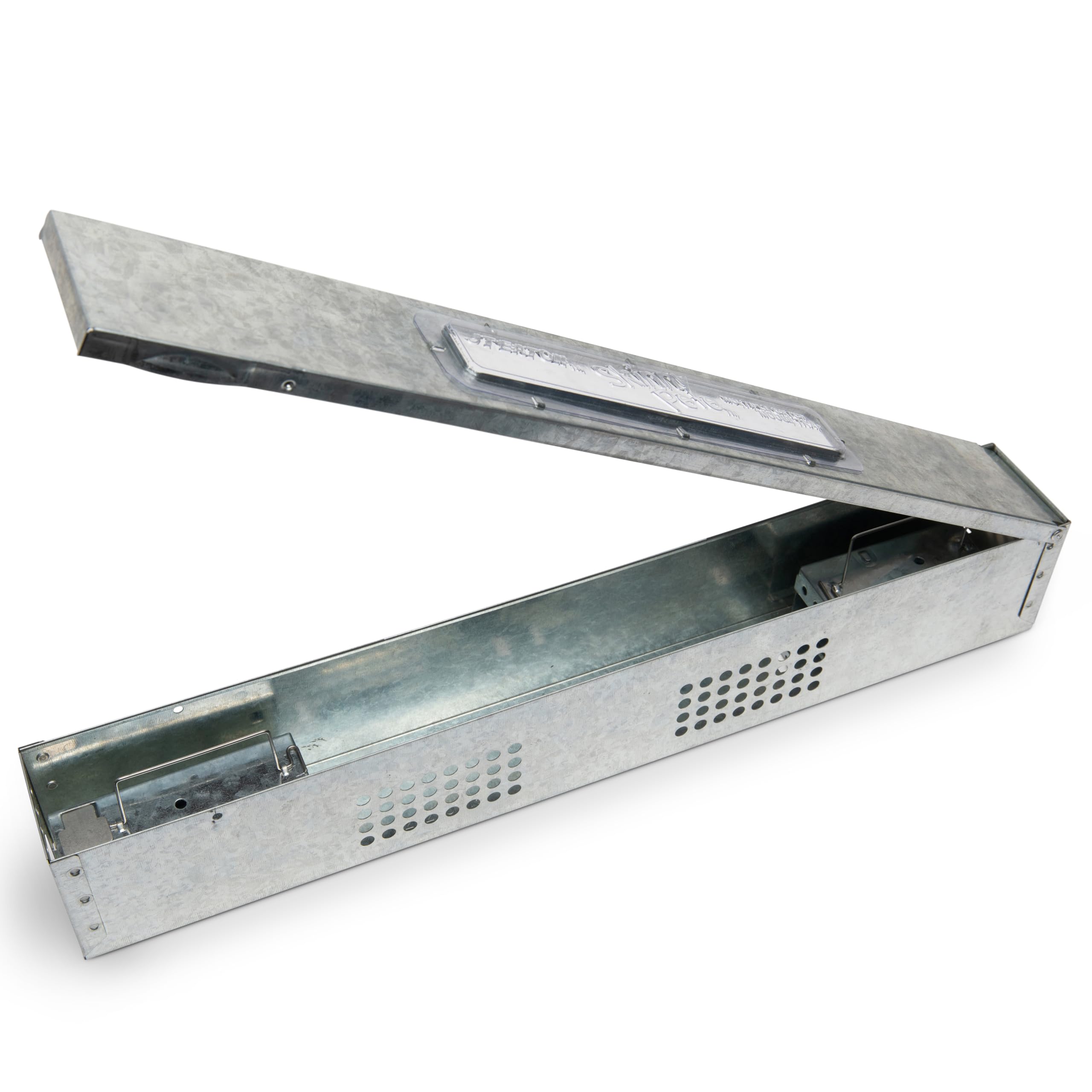 JT Eaton 418CL Skinny Pete Super Slim Multiple Catch Mouse Trap with Clear Window, Catch Up to 10 Mice, No Bait or Poison Needed