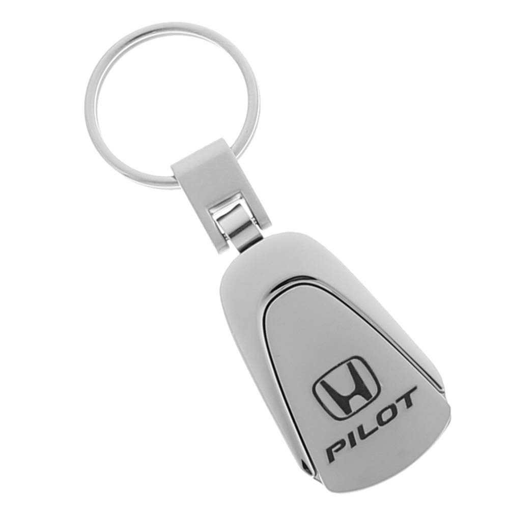 Au-TOMOTIVE GOLD Tear Drop Key Chain for Honda Pilot (Chrome)