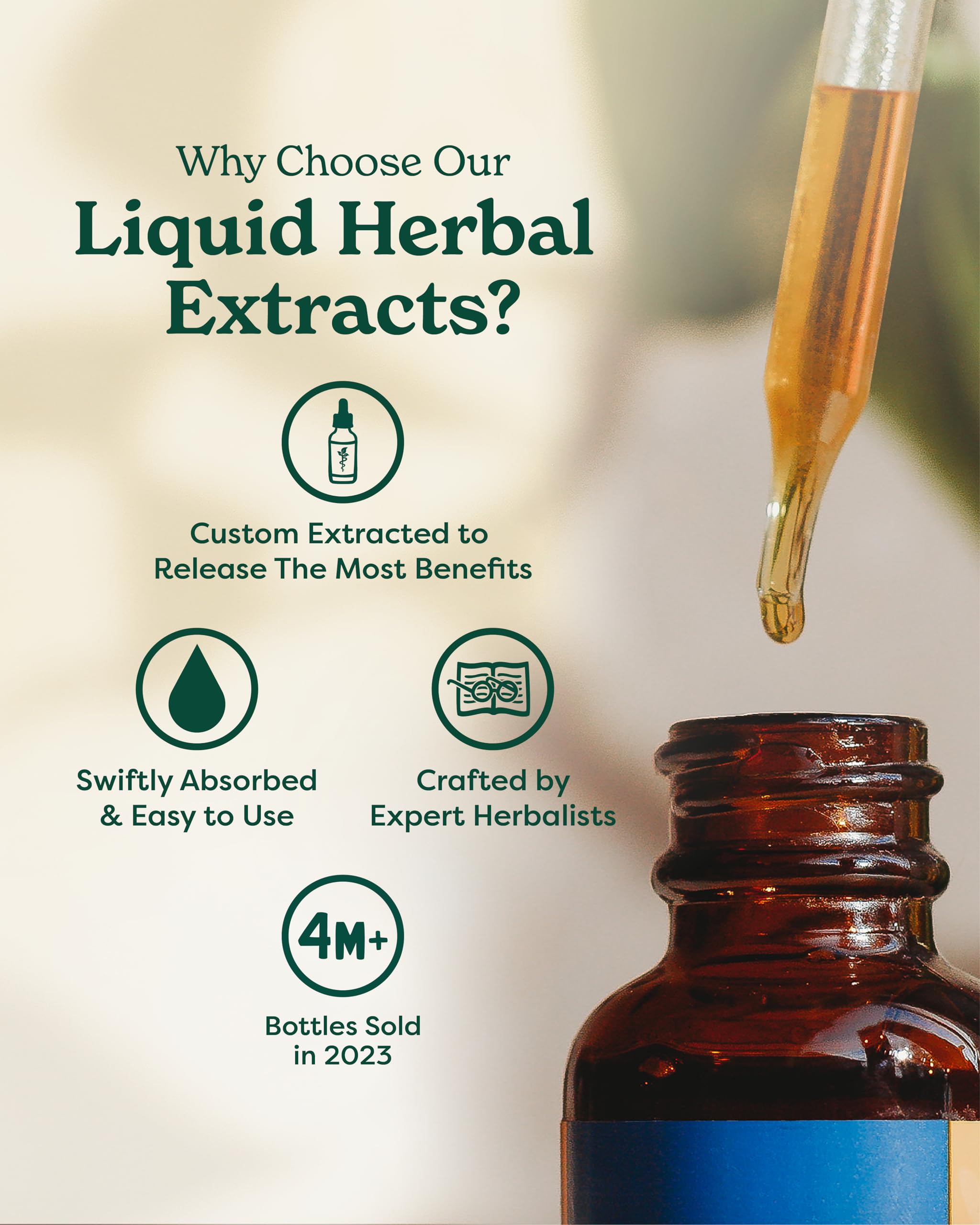 Herb Pharm Certified Organic Olive Leaf Liquid Extract for Immune System Support, 4 Fl Oz