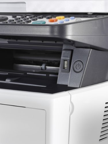 Kyocera 1102PN2US0 ECOSYS M2535dn Black and White Multifunctional Network Printer; Standard Print, Copy, Fax and Color Scan; Fast Output Speed of 37 Pages per Minute; Resolution 600 x 600 dpi