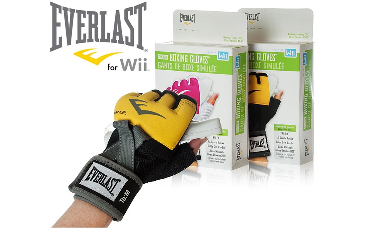 Wii Everlast Shadow Boxing Gloves-PINK