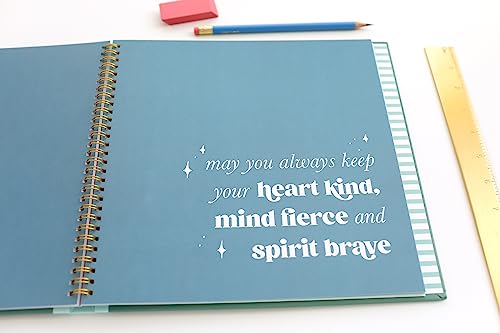 The School Memory Book: A Timeless School Years Memory Book for Preschool - 12th Grade Memories, Keepsakes and Cherished Moments (Storage Pocket Included)