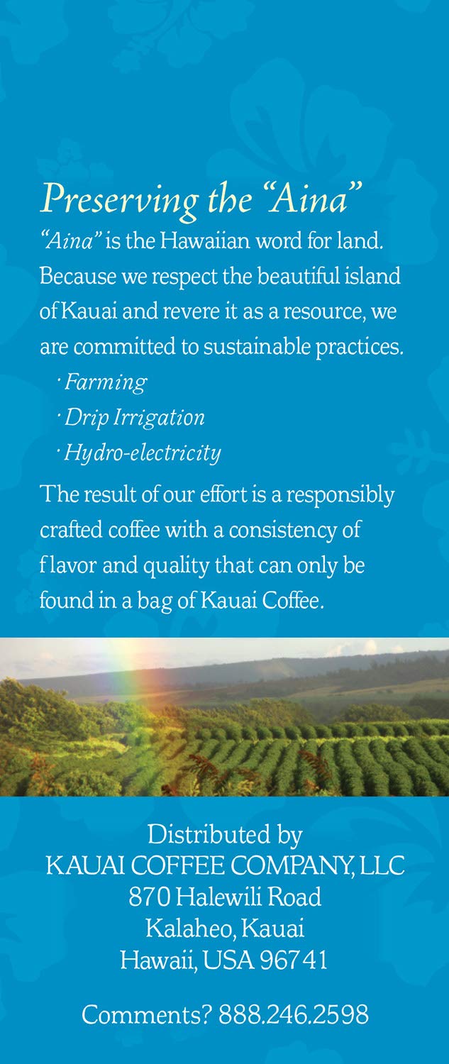 Kauai Hawaiian Ground Coffee, Koloa Estate Medium Roast (10 Ounce) - Gourmet Arabica Coffee From Hawaii's Largest Coffee Grower, Bold, Rich Blend