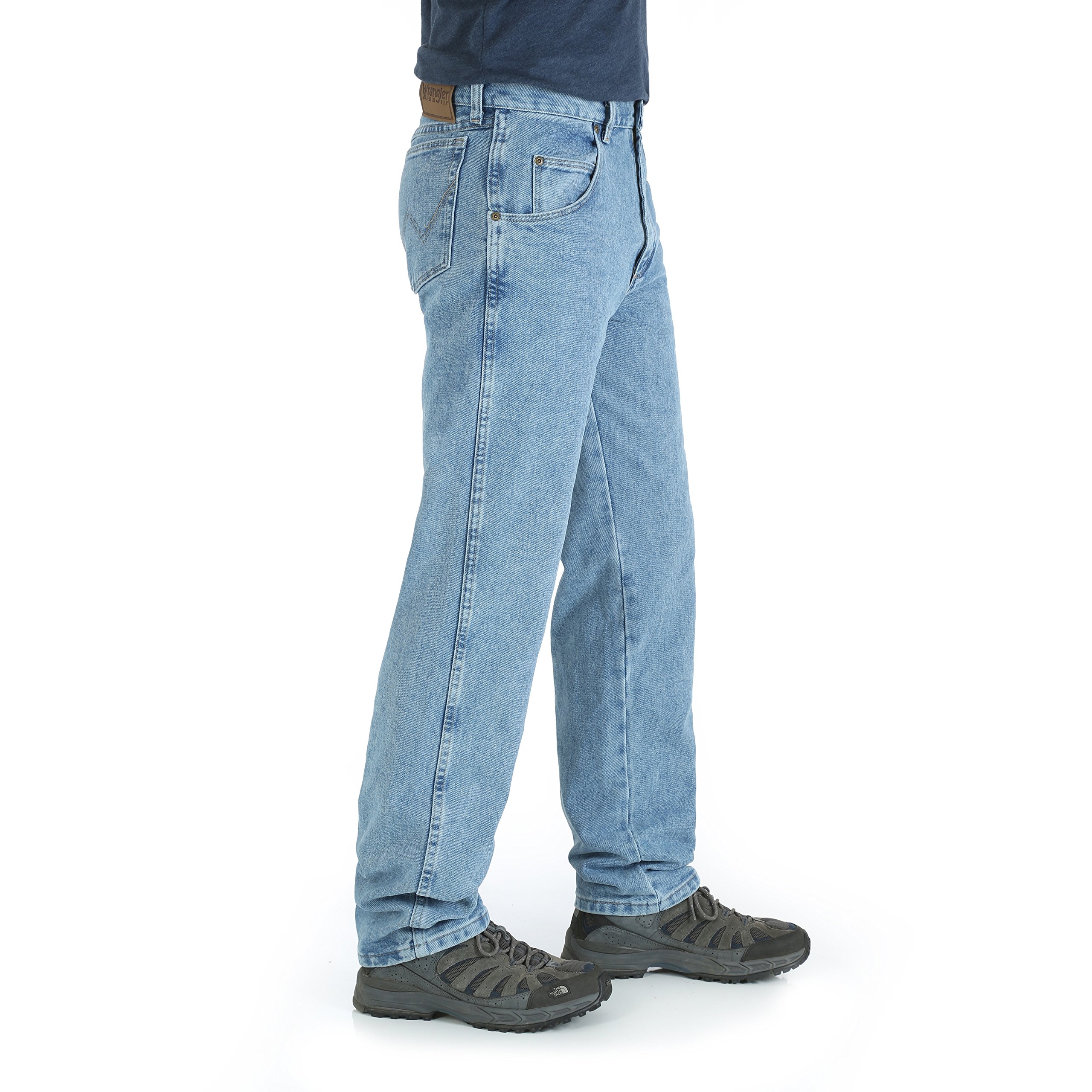 Wrangler mens Relaxed Fit Jeans, Vintage Indigo, 38W x 32L US