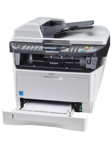 Kyocera 1102PN2US0 ECOSYS M2535dn Black and White Multifunctional Network Printer; Standard Print, Copy, Fax and Color Scan; Fast Output Speed of 37 Pages per Minute; Resolution 600 x 600 dpi