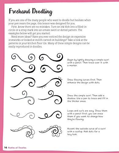 Oodles of Doodles, 2nd Edition: Creative Doodling & Lettering for Journaling, Crafting & Relaxation (Design Originals) Motifs & Techniques for Borders, Alphabets, Flowers, Hearts, Arrows, & More