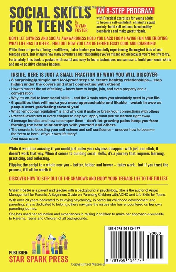 Social Skills for Teens: An 8-step Program with exercises for young adults to become self-confident, overcome social anxiety, build self-esteem, have ... and make great friends (Life Skills Mastery)