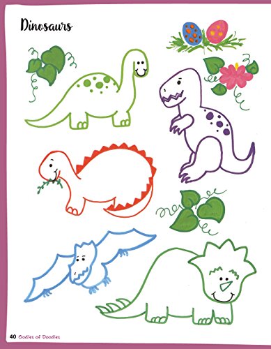 Oodles of Doodles, 2nd Edition: Creative Doodling & Lettering for Journaling, Crafting & Relaxation (Design Originals) Motifs & Techniques for Borders, Alphabets, Flowers, Hearts, Arrows, & More
