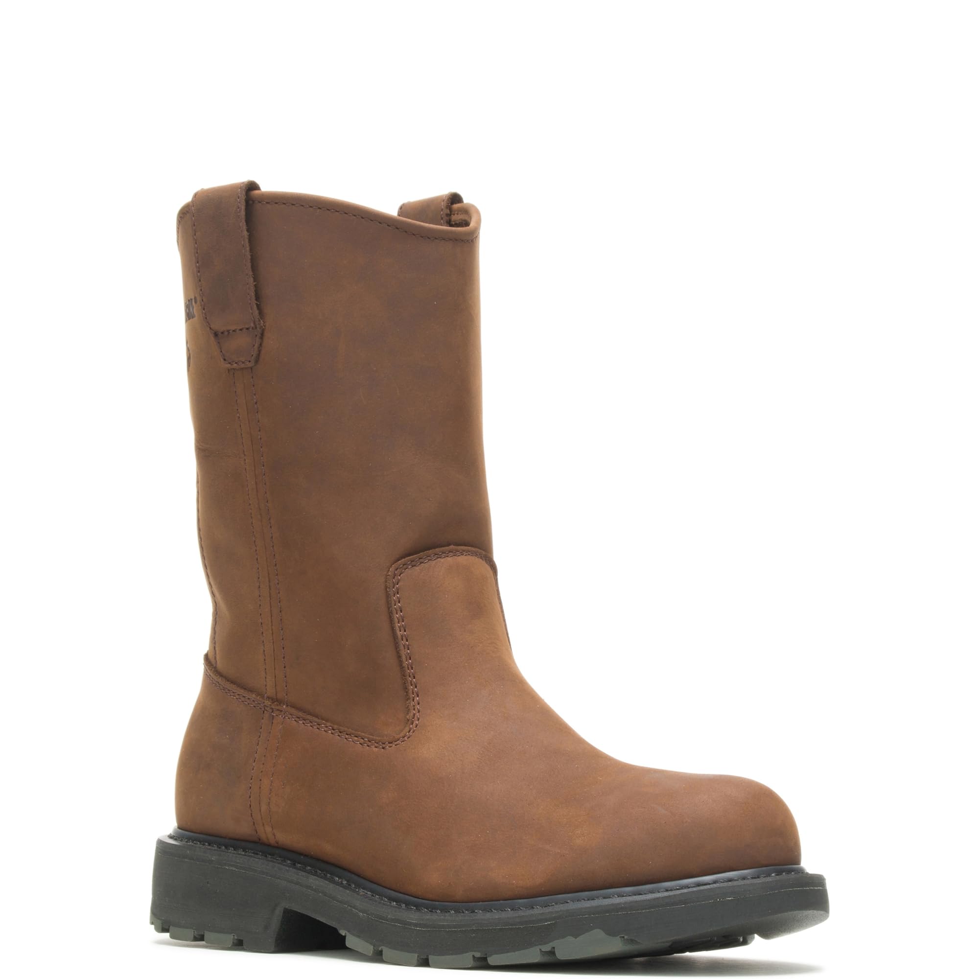 WOLVERINE mens DD Work Wellington Dark Brown 9.5 M US