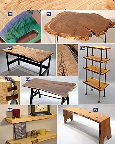 Woodworker's Guide to Live Edge Slabs: Transforming Trees into Tables, Benches, Cutting Boards, and More (Fox Chapel Publishing) Approachable Handbook to Creating Live-Edge Furniture, with 8 Projects