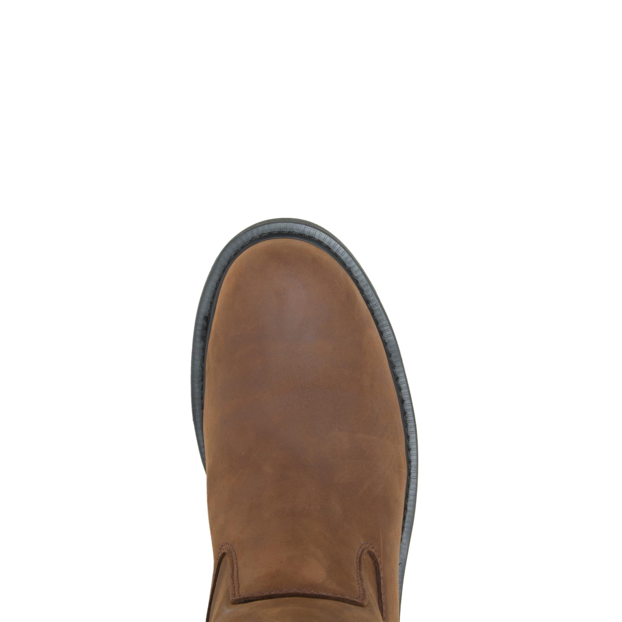 WOLVERINE mens DD Work Wellington Dark Brown 9.5 M US
