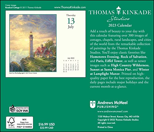 Thomas Kinkade Studios 2023 Day-to-Day Calendar