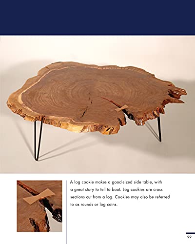 Woodworker's Guide to Live Edge Slabs: Transforming Trees into Tables, Benches, Cutting Boards, and More (Fox Chapel Publishing) Approachable Handbook to Creating Live-Edge Furniture, with 8 Projects