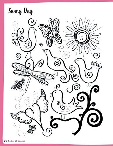 Oodles of Doodles, 2nd Edition: Creative Doodling & Lettering for Journaling, Crafting & Relaxation (Design Originals) Motifs & Techniques for Borders, Alphabets, Flowers, Hearts, Arrows, & More