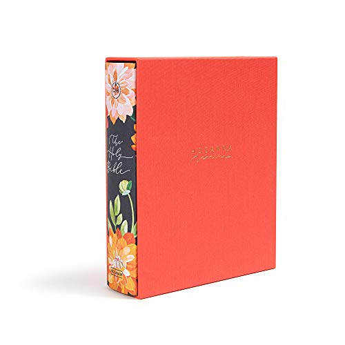 CSB Notetaking Bible, Hosanna Revival Edition, Dahlias Cloth Over Board, Black Letter, Single-Column, Journaling Space, Reading Plan, Easy-to-Read Bible Serif Type