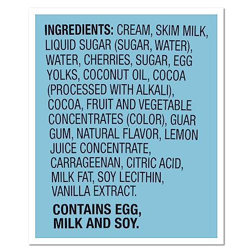 Ben & Jerry's Cherry Garcia Ice Cream Pint Non-GMO 16 oz