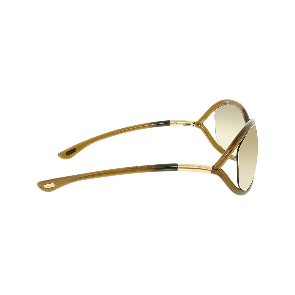 Tom Ford Jennifer FT0008 Sunglasses-692 Dark Brown (Gradient Brown Lens)-61mm