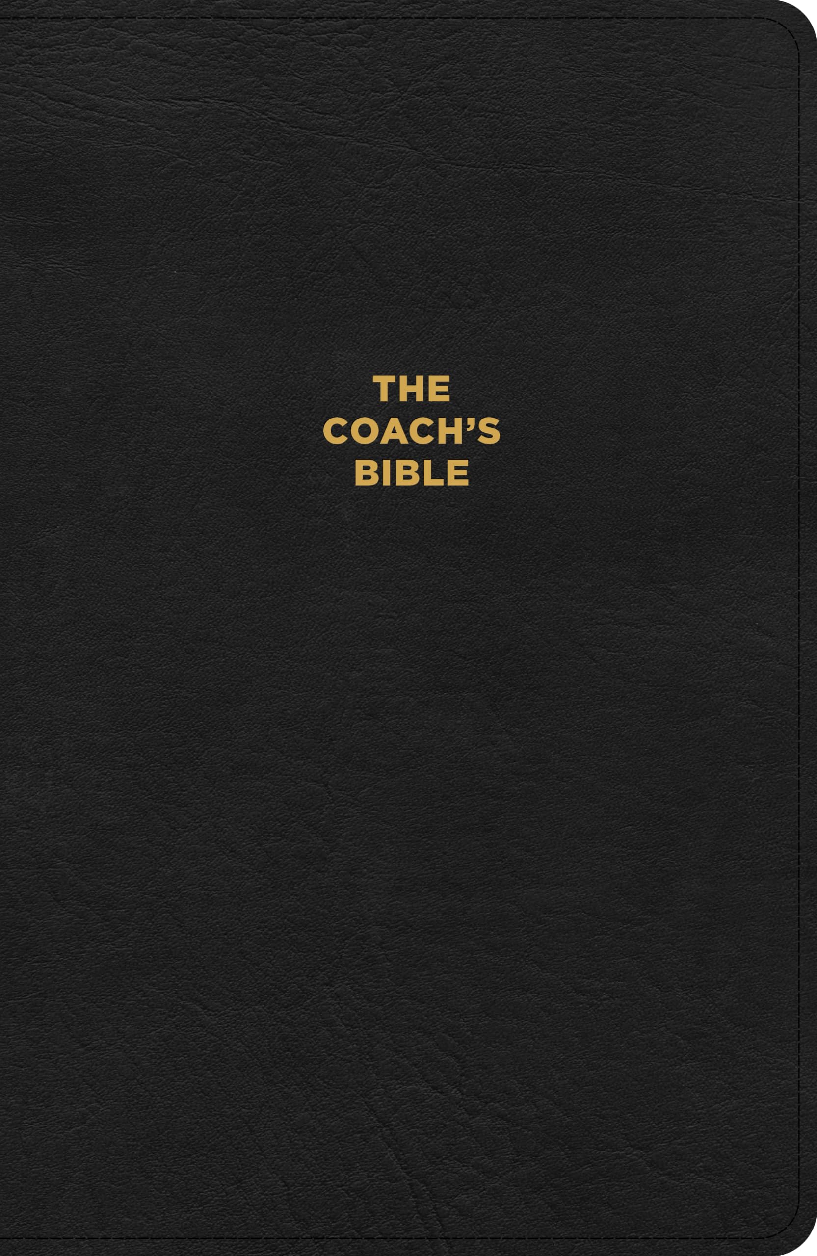 CSB Coach's Bible, Black Leathertouch: Devotional Bible for Coaches (Fca)