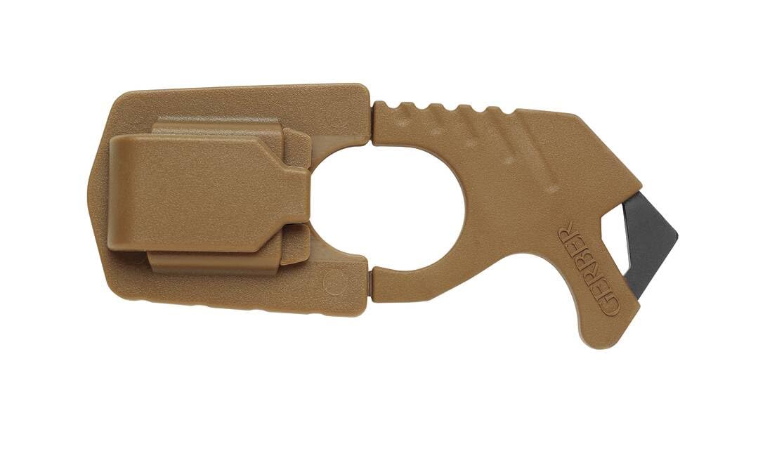 Gerber Gear Strap Cutter, Coyote Brown [30-000132], 5 x 2.5 x 1 inches Pocket Size