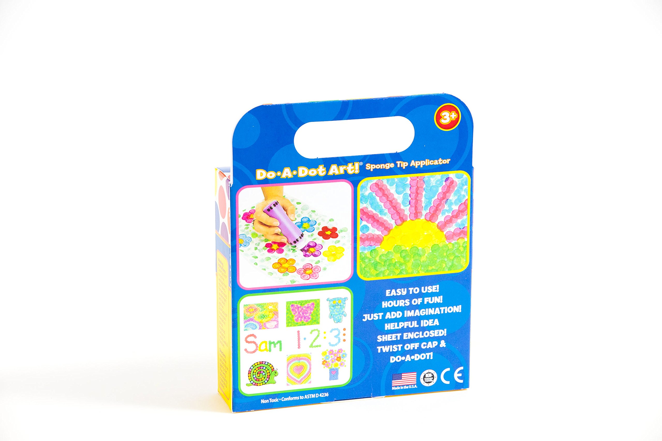 Do A Dot Art! Set of 4 Pack Rainbow Washable Dot Paint Markers for Kids and Toddlers, The Original Dot Marker