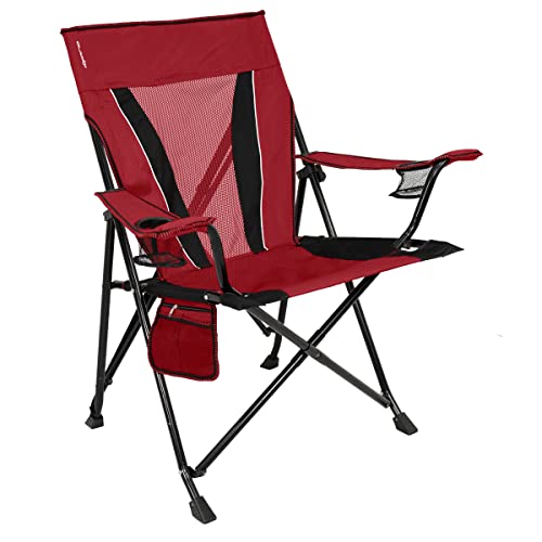 Kijaro XXL Dual Lock Portable Camping Chair - Supports Up To 400lbs - Enjoy the Outdoors in a Versatile Folding Chair, Sports Chair, Outdoor Chair & Lawn Chair – Red Rock Canyon