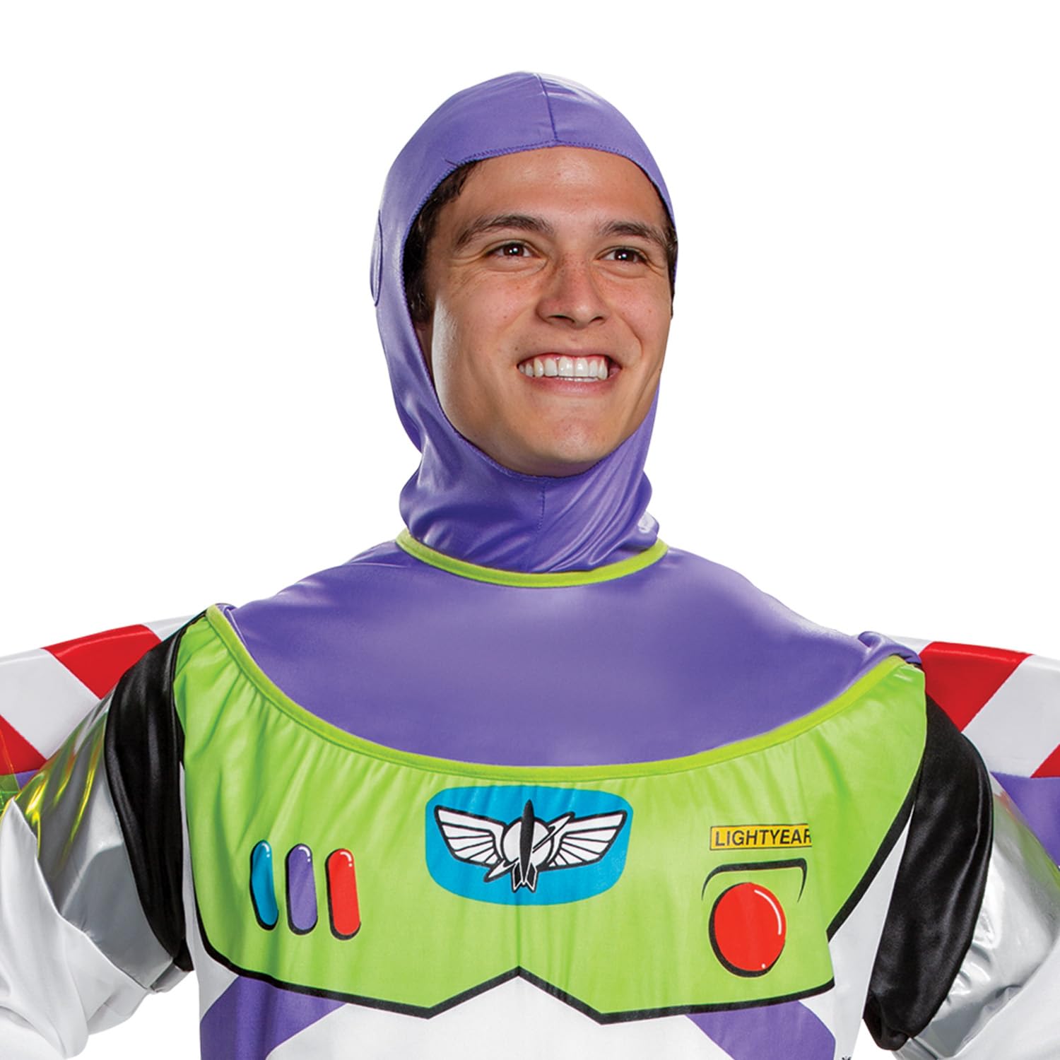 Disguise Mens Toy Story Buzz Lightyear Deluxe Adult Sized Costumes, As Shown, Mens X-Large 42-46 US