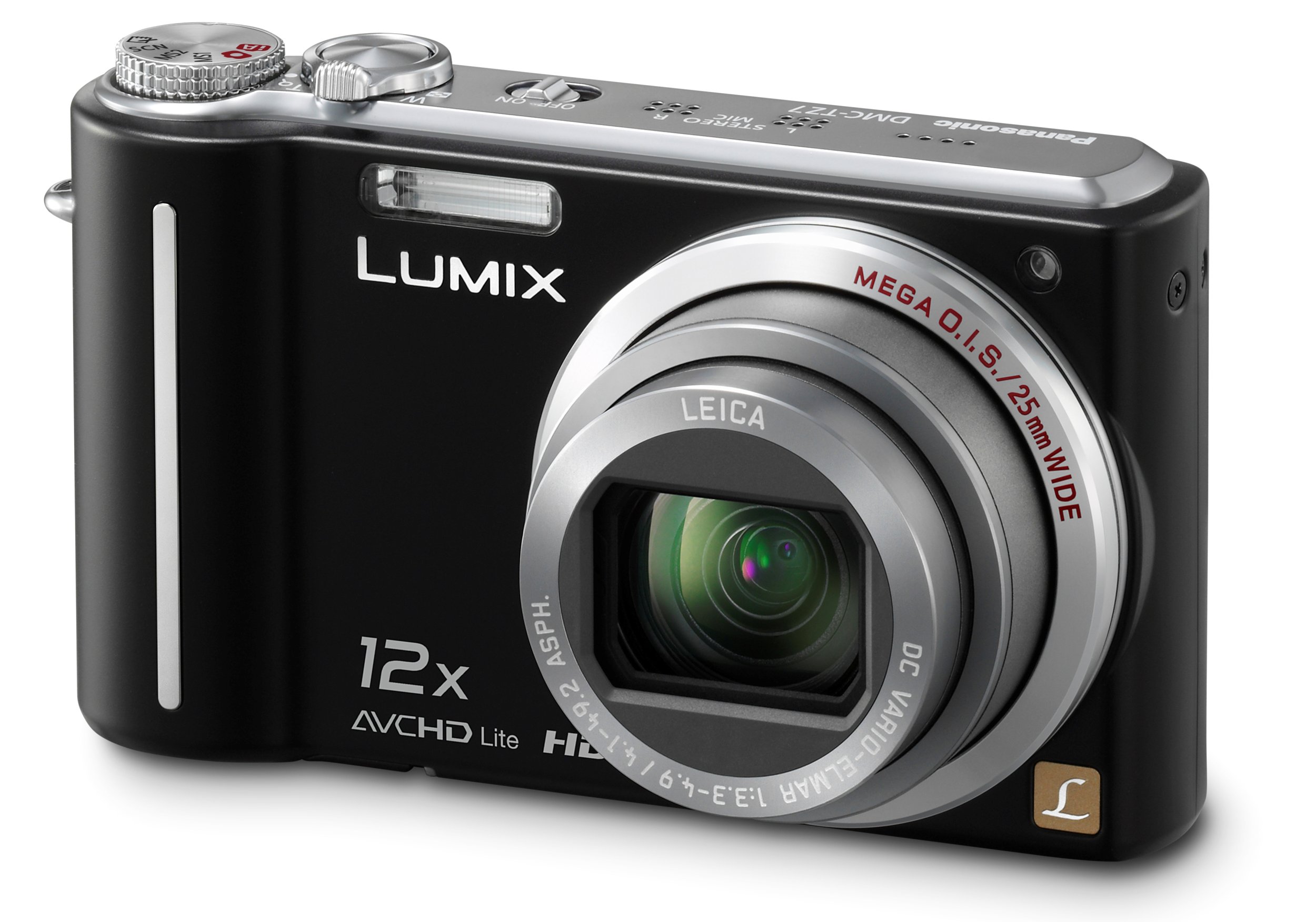 Panasonic Lumix DMC-ZS3 10.1 MP Digital Camera with 12x Wide Angle MEGA Optical Image Stabilized Zoom and 3 inch LCD (Black)